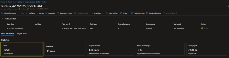 Azure Load Testing + JMeter – renyoborges.net
